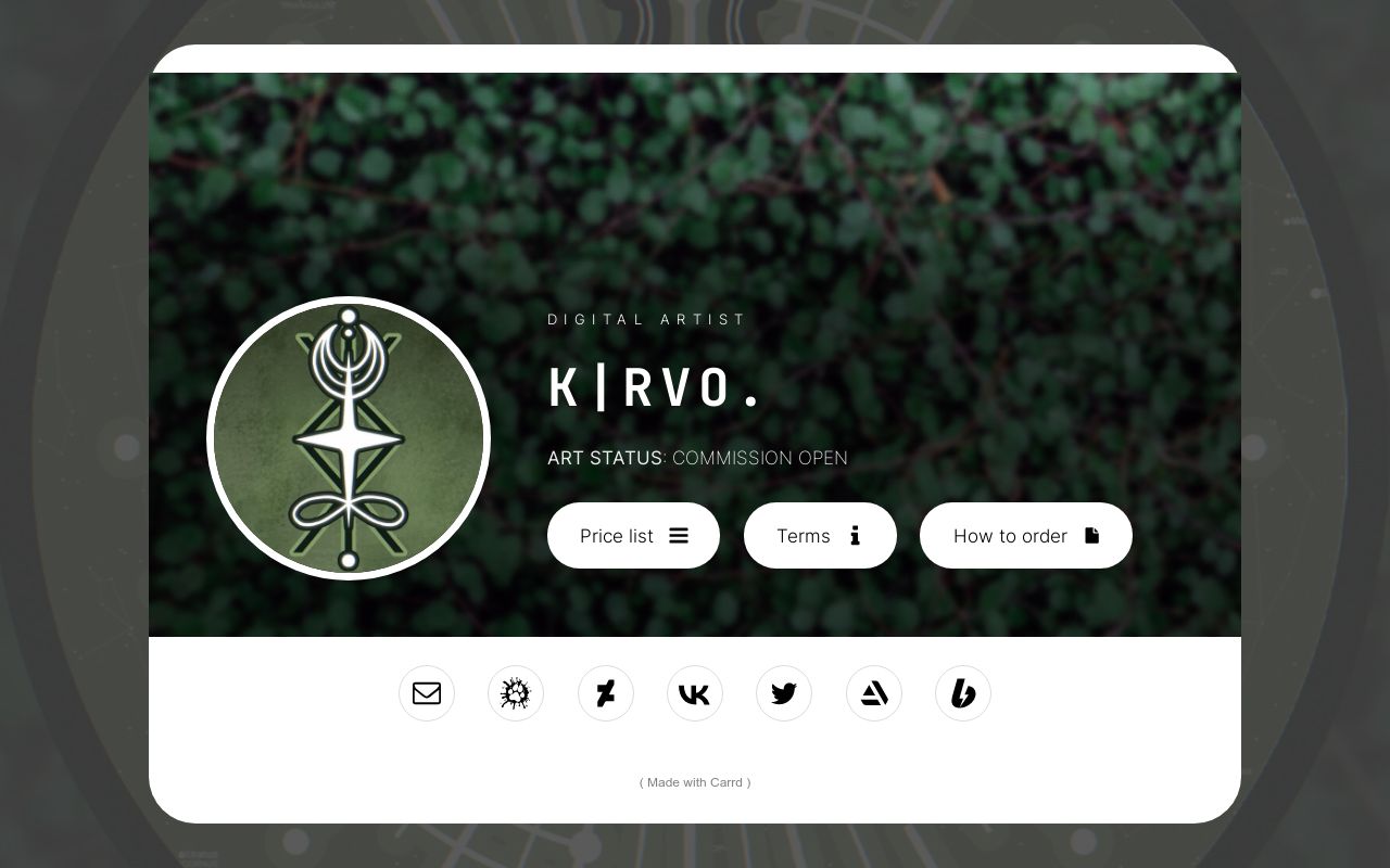 KIRVO PRICE LIST
